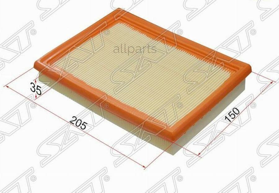 SAT ST-B593-13-Z40 -9A Фильтр воздушный Mazda Demio 96-02 / Ford Festiva 96-99