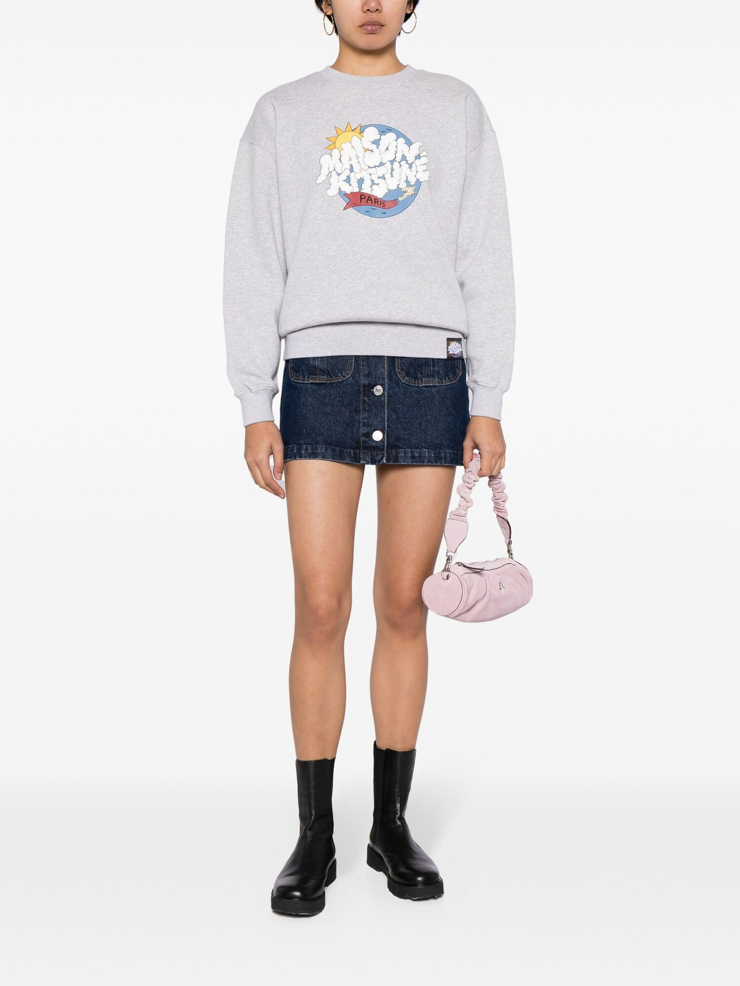 Толстовка Maison Kitsune, размер 48, , grey — фото 1