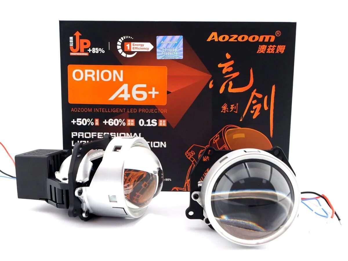 Светодиодные BI-LED модули Aozoom A6+ 2022 (комплект 2 шт.)