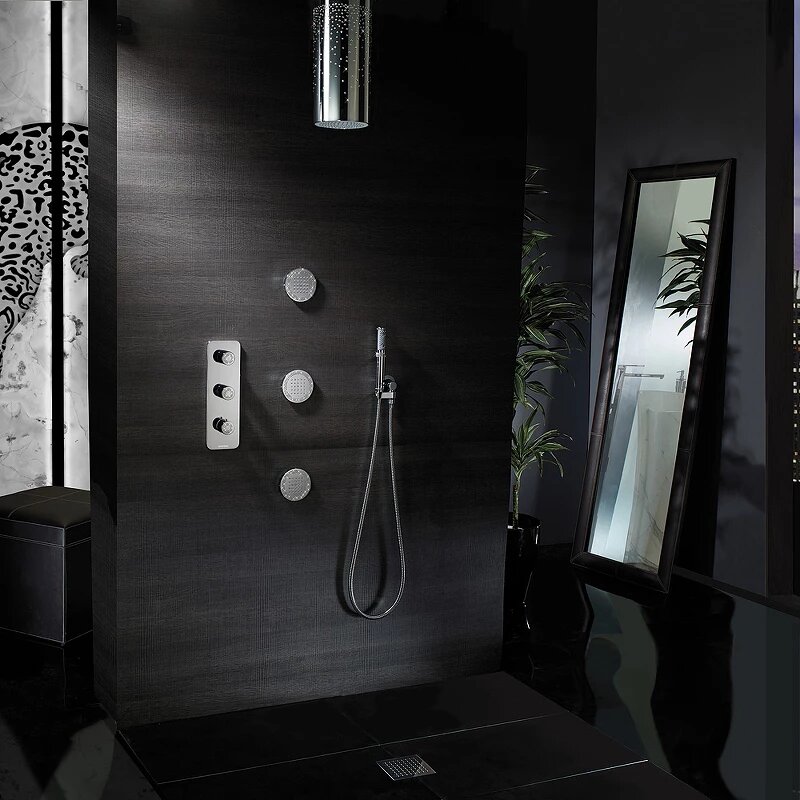 Смеситель для душа Bossini Outlets Z031204.021 с термостатом Золото