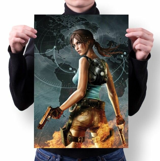 Плакат Расхитительница гробниц, Lara Croft: Tomb Raider №5, А3