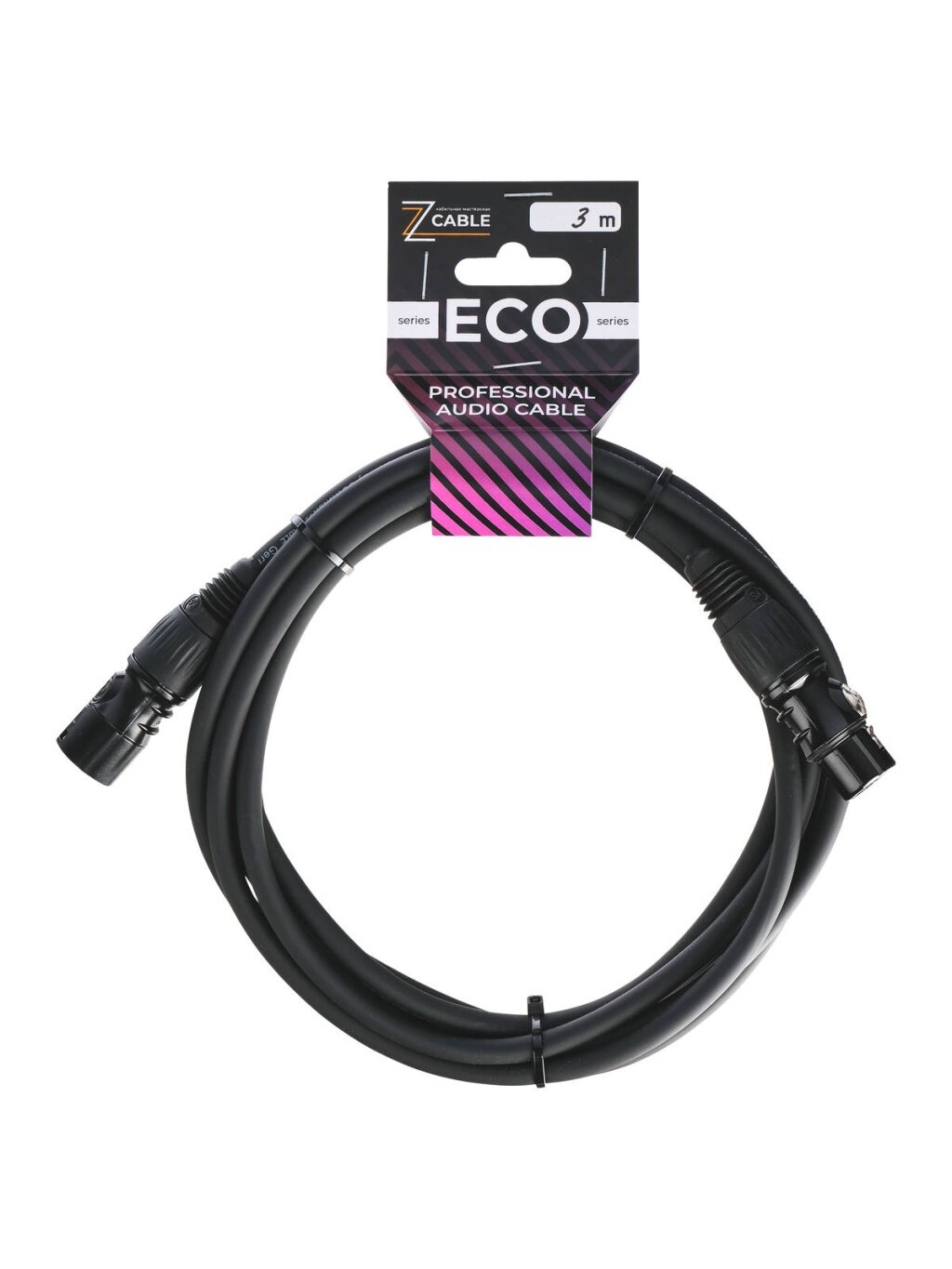 E4-XLR-M-F-0300-0 Кабель микрофонный 3м, ZZcable