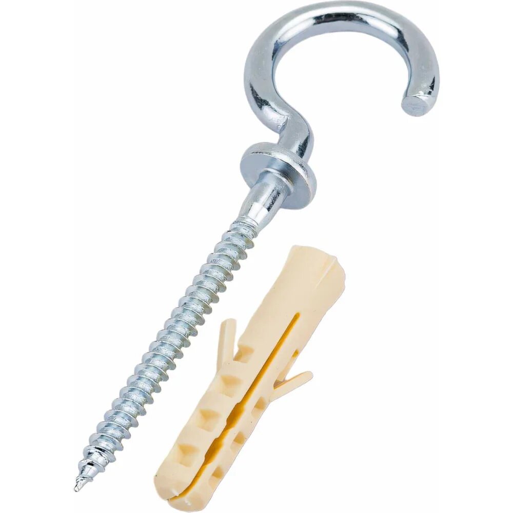 Крюк-шуруп европартнер Zn d3,5хL70 мм, с манжетой 2 шт. 13 3009 1