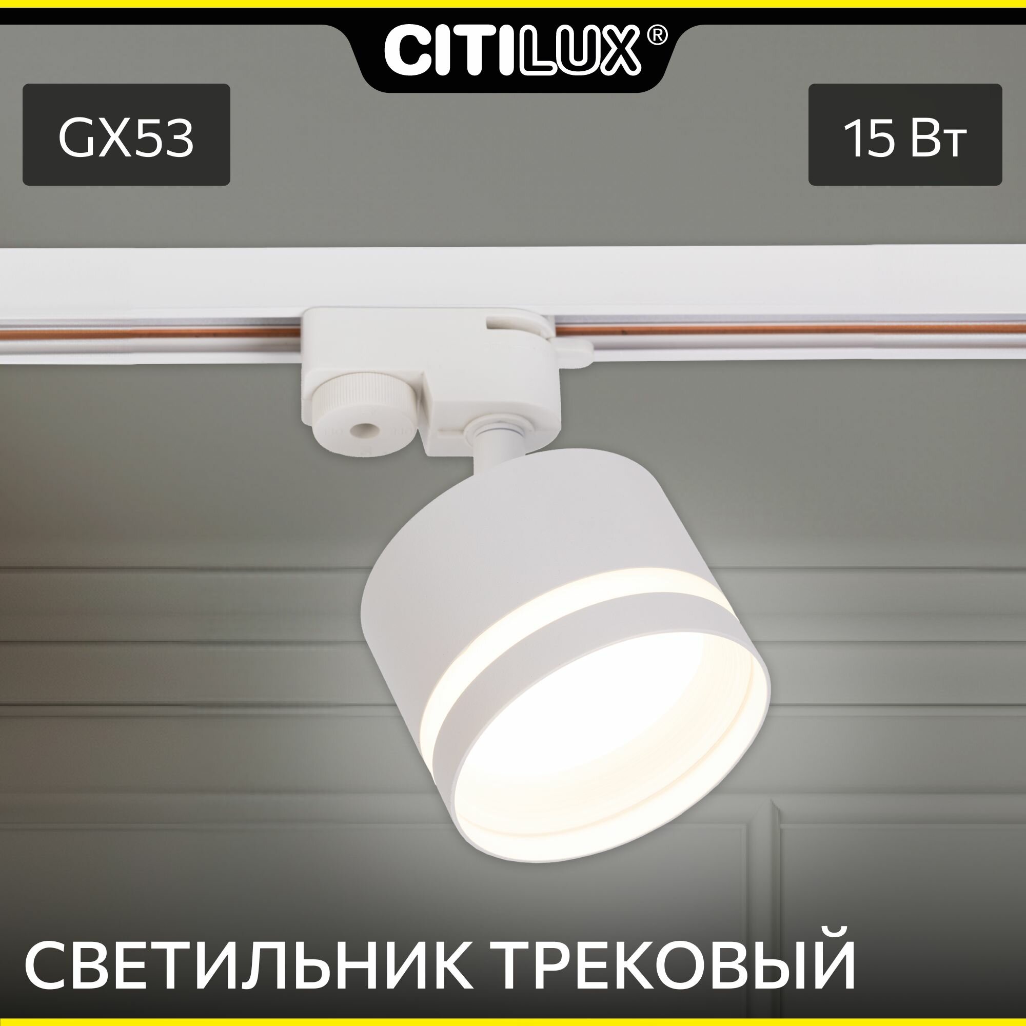 Светильник трековый Citilux Hardy CL002T10 Белый