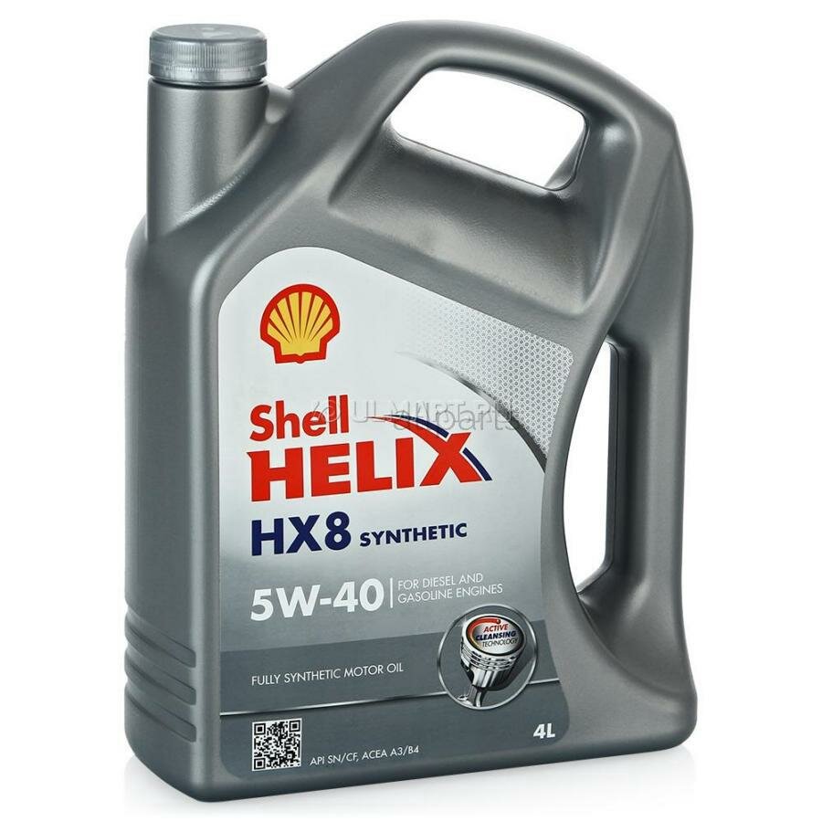 SHELL 550023625 4L 5W40 HELIX HX8 SYN масло моторное синтетическое