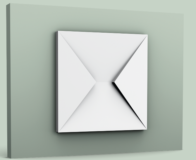 Декоративная Панель Orac Decor W106 Ш33.3хВ33.3хТ2.9 см Лепнина из Полиуретана / Орак Декор.