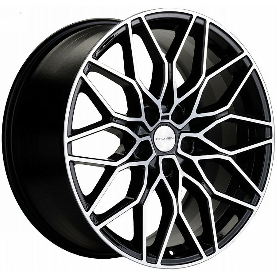 Колесный диск Khomen Wheels KHW1902 8,5x19 5x114,3 ET35 60,1 Black-FP литой для автомобиля