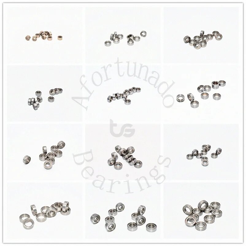 10 шт миниатюрные подшипники из стали Afortunado MR62ZZ MR72ZZ MR83ZZ MR93ZZ MR94ZZ MR104ZZ MR115ZZ MR126ZZ