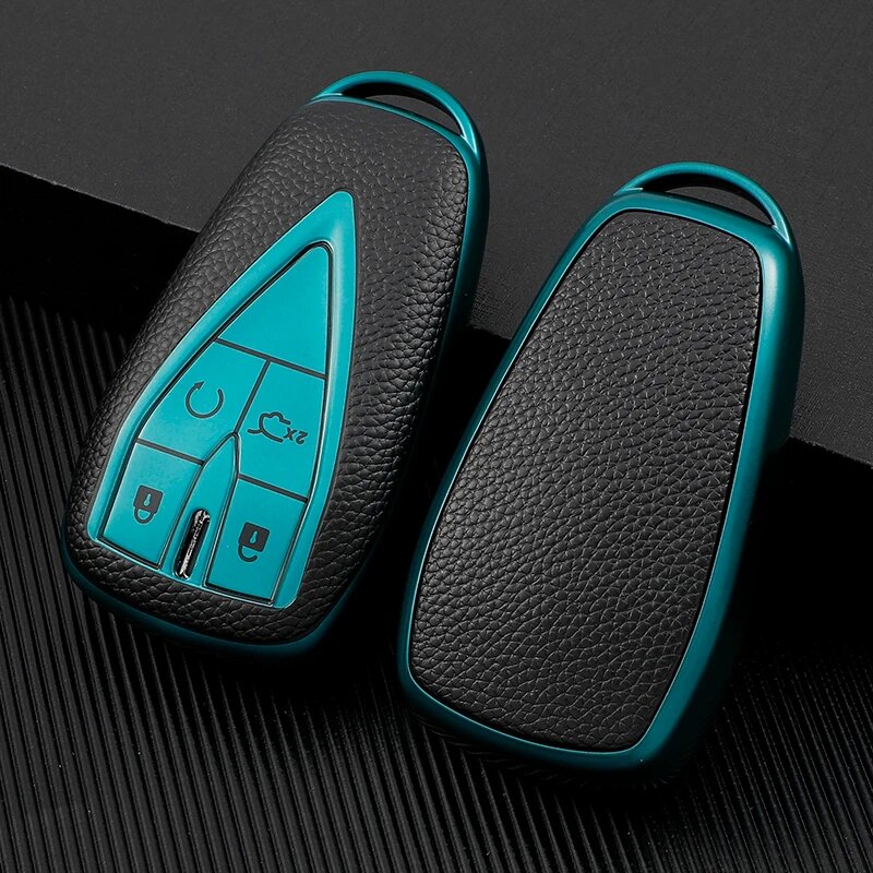 Кожаный чехол для ключей Changan CS35 PLUS CS75PLUS CS55PLUS, 4 Buttons