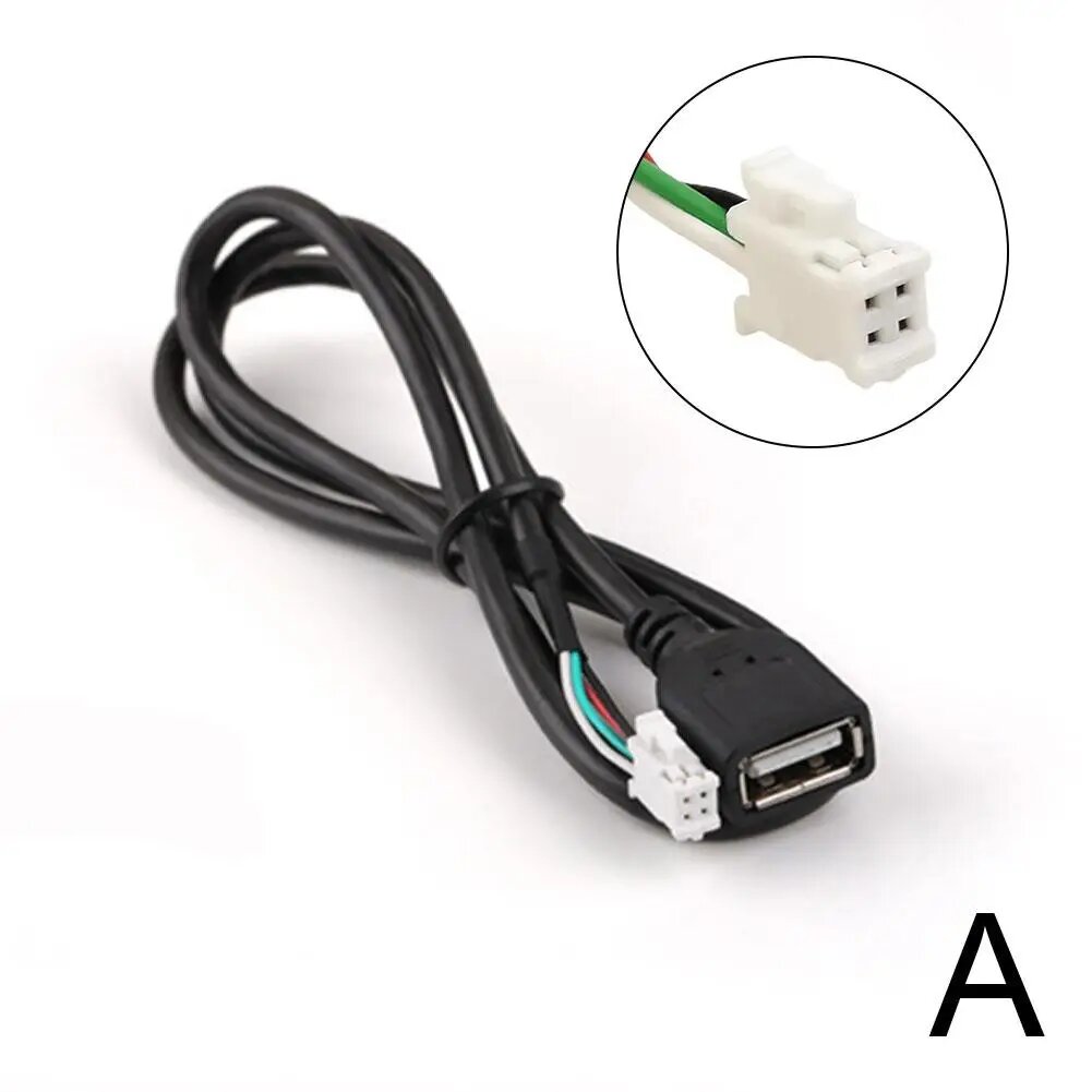 Автомобильный USB-кабель, адаптер-удлинитель, 4-контактный 6-контактный для автомобильного 4 pin