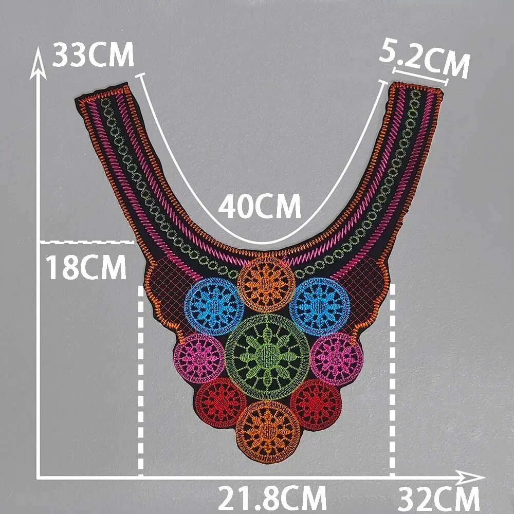 Этническая нашивка на воротник, style 2569, 1шт