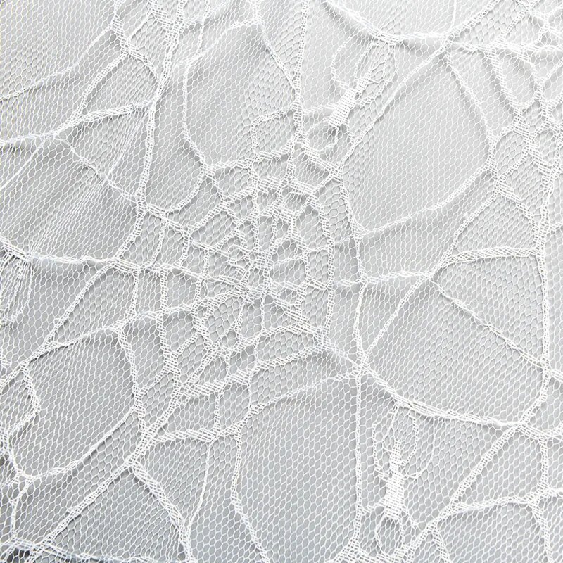 Полиэстерная сетчатая ткань для Хэллоуина white