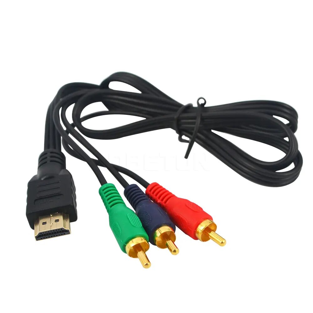 Адаптер-преобразователь HDMI в AV, композитный преобразователь HDMI в RCA AV/CVSB L/R 1080P 4K 30 Гц, поддержка NTSC PAL