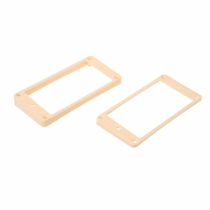 (Одна тонкая и одна толстая) пластиковая двойная рамка звукоснимателя-бежевый