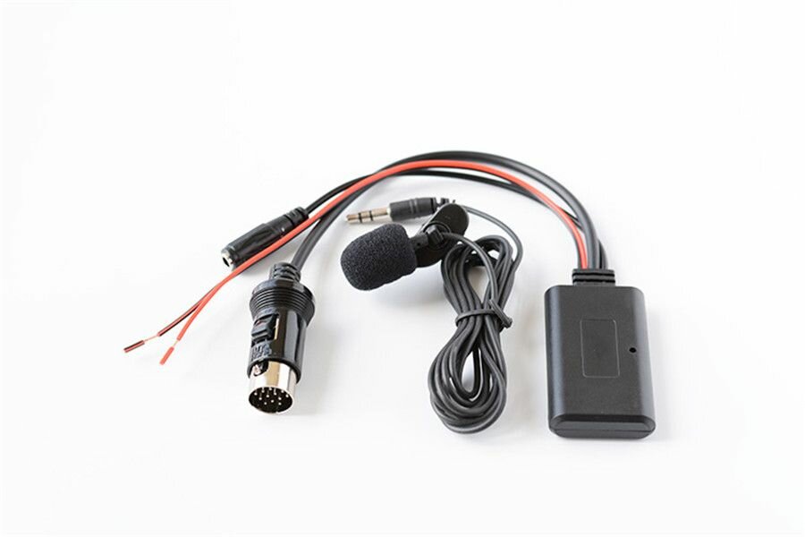 Bluetooth AUX адаптер с внешним микрофоном для Kenwood (13-pin CD‑чейнджер) — подключение телефона и громкая связь