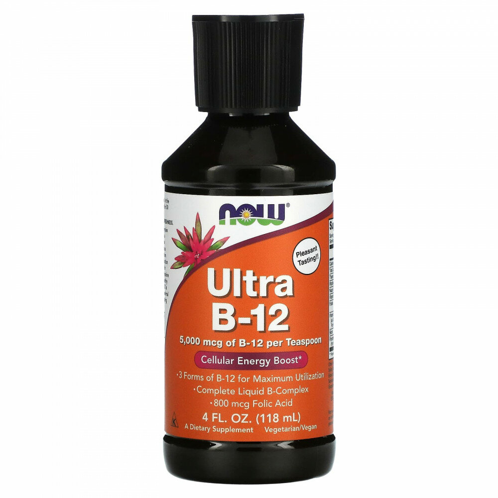 NOW Foods, Ultra B12, 118 мл (4 жидк. унции)