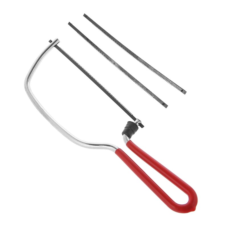 Мини-Прокрутка Справляющейся Металлической Пилы DIY Ручная Ножовка Для Деревообработки Сменное Лезвие Инструмента