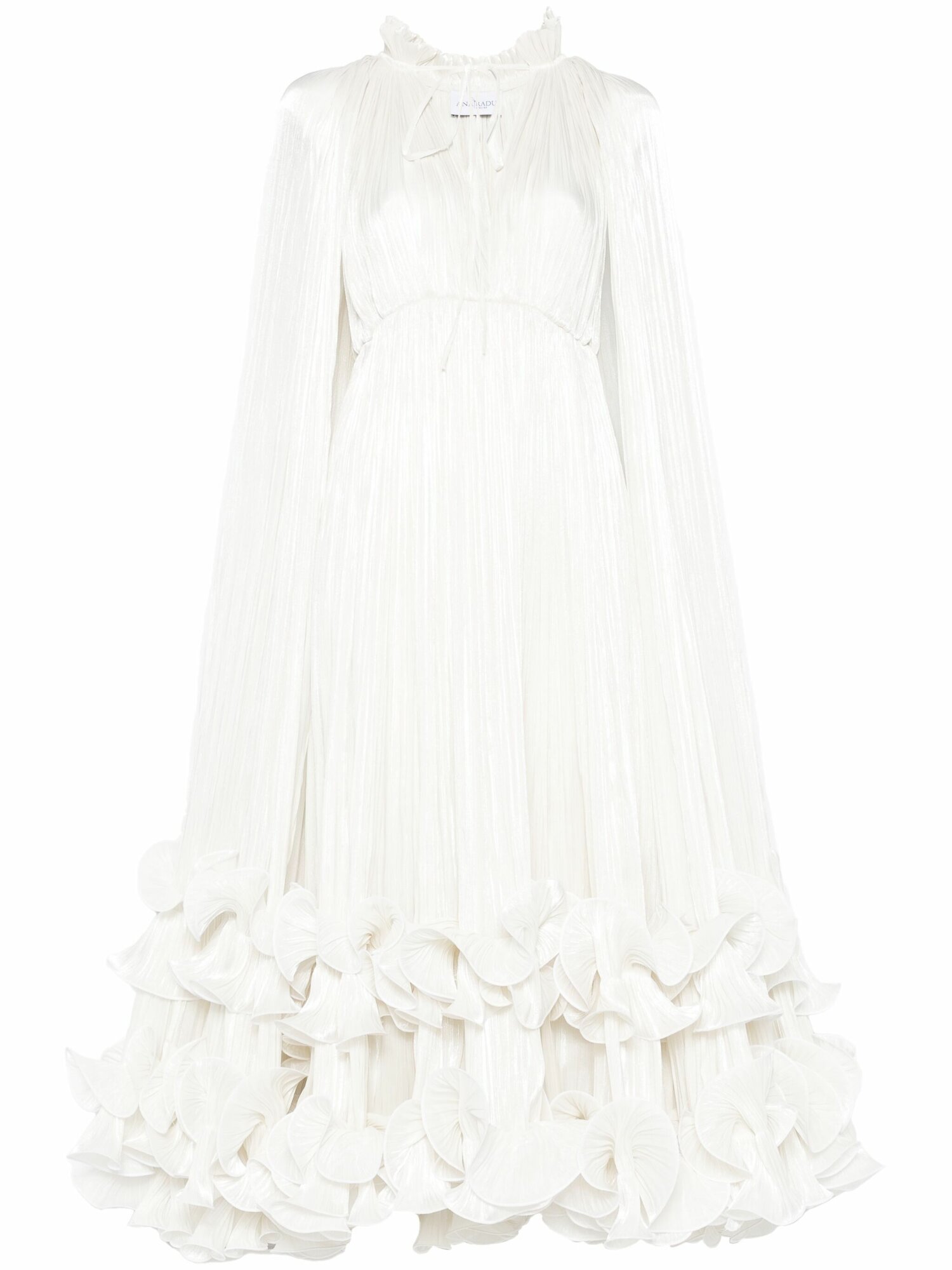 Платье Длинное платье с кейпом