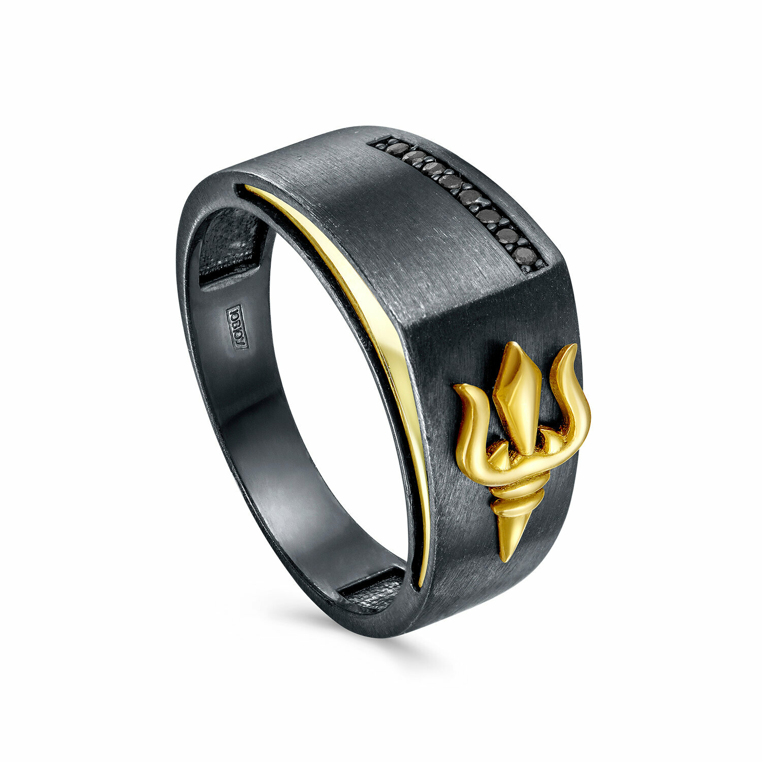 Кольцо тонкое, серебро, 925 проба, фианит