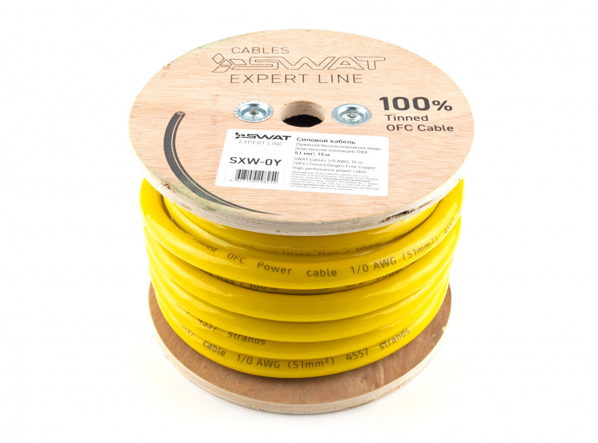 Силовой кабель SWAT SXW-0Y 0Ga, 50мм2