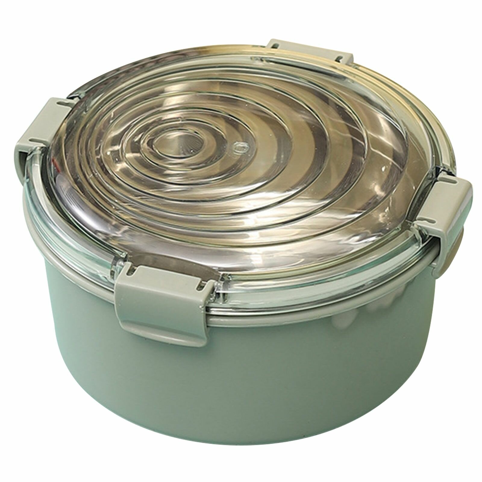 Большая емкость Еда Ланчбокс Бенто Ланч-бокс с противоскользящей конструкцией Прозрачная крышка Контейнеры для хранения Кухня