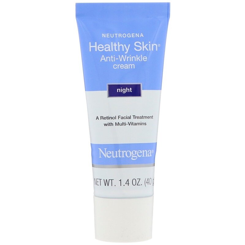 Ночной крем для лица Neutrogena "Healthy Skin", антивозрастной, 40 г