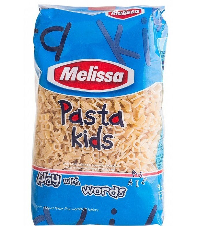 Паста MELISSA Вордс (буквы) /пакет/ 500г