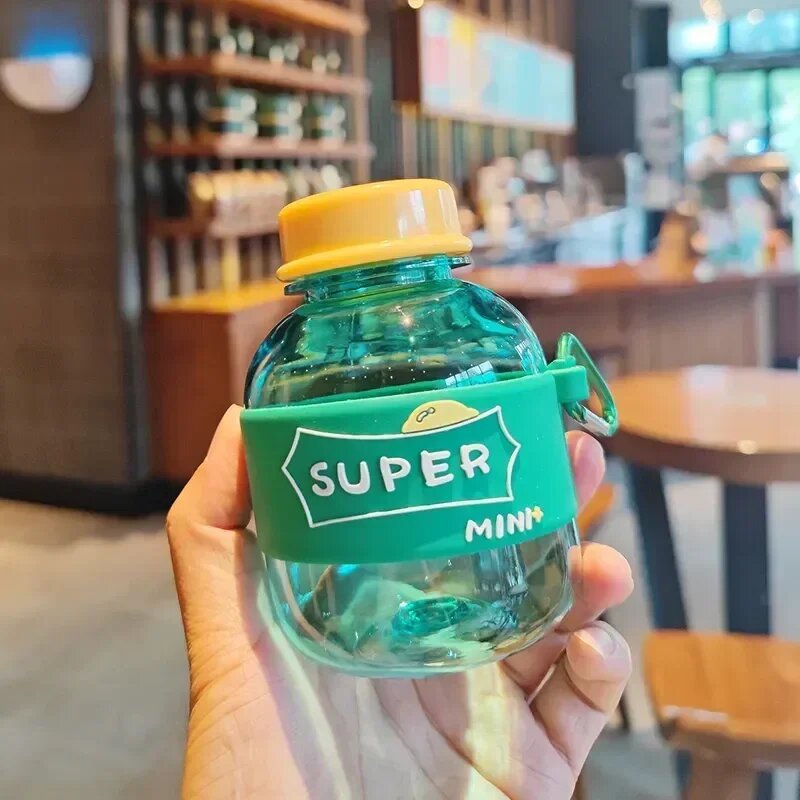 MOONBIFFY Портативная бутылка для воды 330 мл Изумрудный, A Green 1PCS