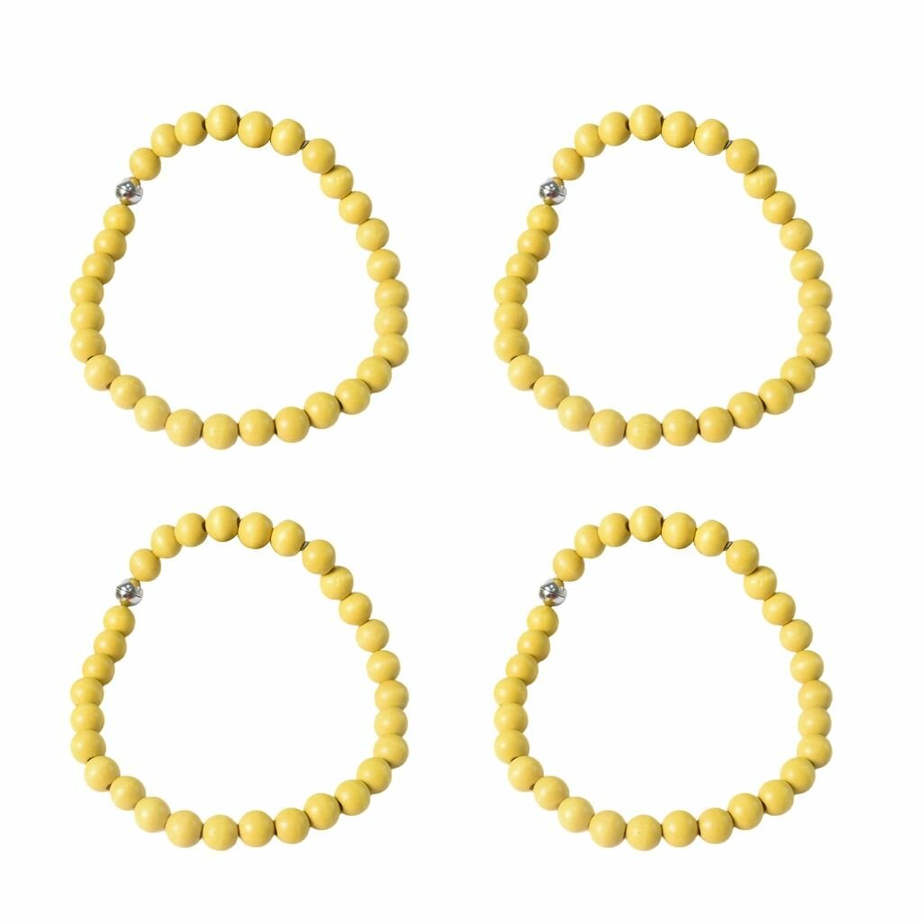 4 шт. магнитные деревянные бусины для занавесок