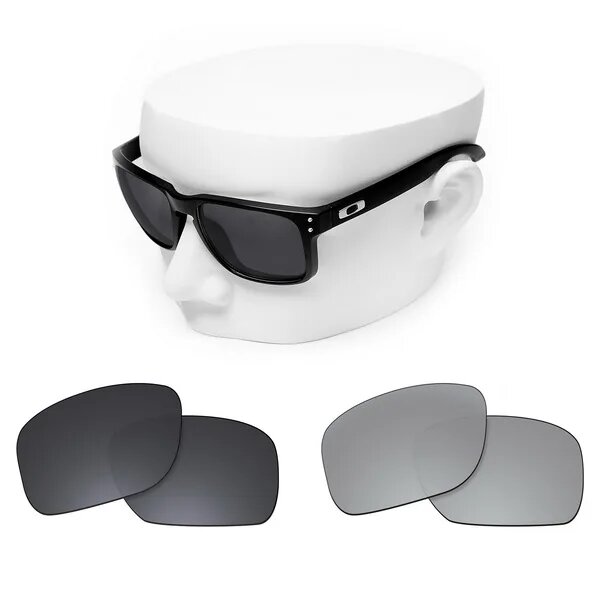 Поляризационные линзы OOWLIT для Oakley Holbrook Black and Sliver, Белый