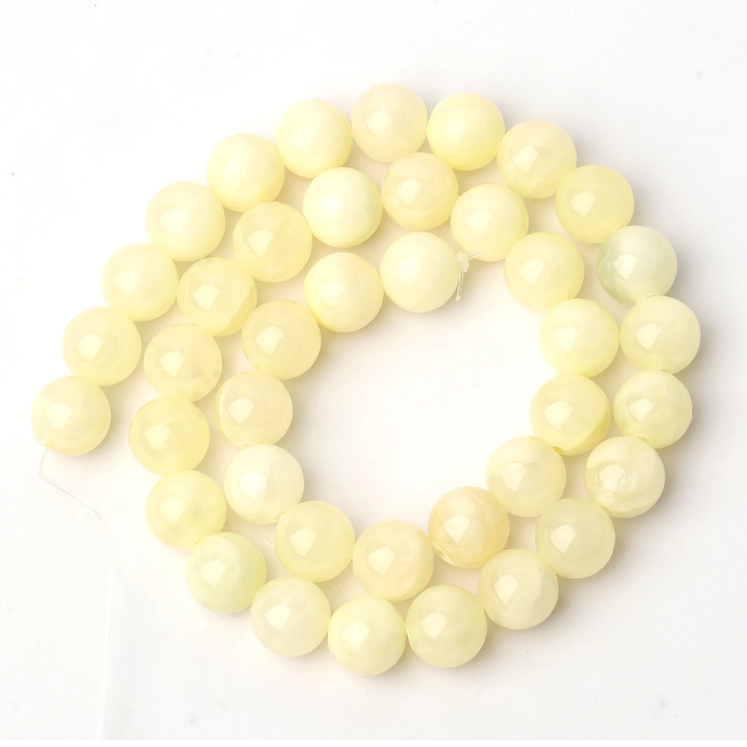 Синие бусины из камня сапфир цвета нефрита Xilitata 6/8/10 Желтый, 10mm (approx 36pcs), Yellow jade