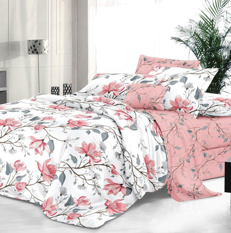 Пододеяльник Евро, 200 х 220 см, сатин "Престиж" (Юлия основа)