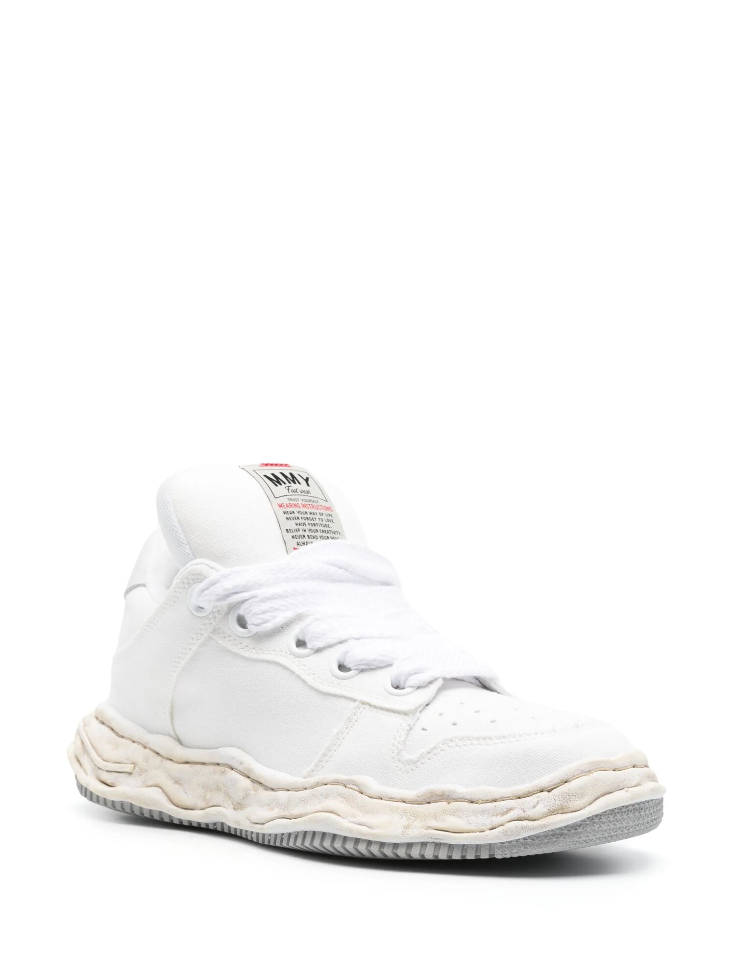 Кроссовки MAISON MIHARA YASUHIRO Wayne Puffer OG Sole, размер 39, white — фото 1