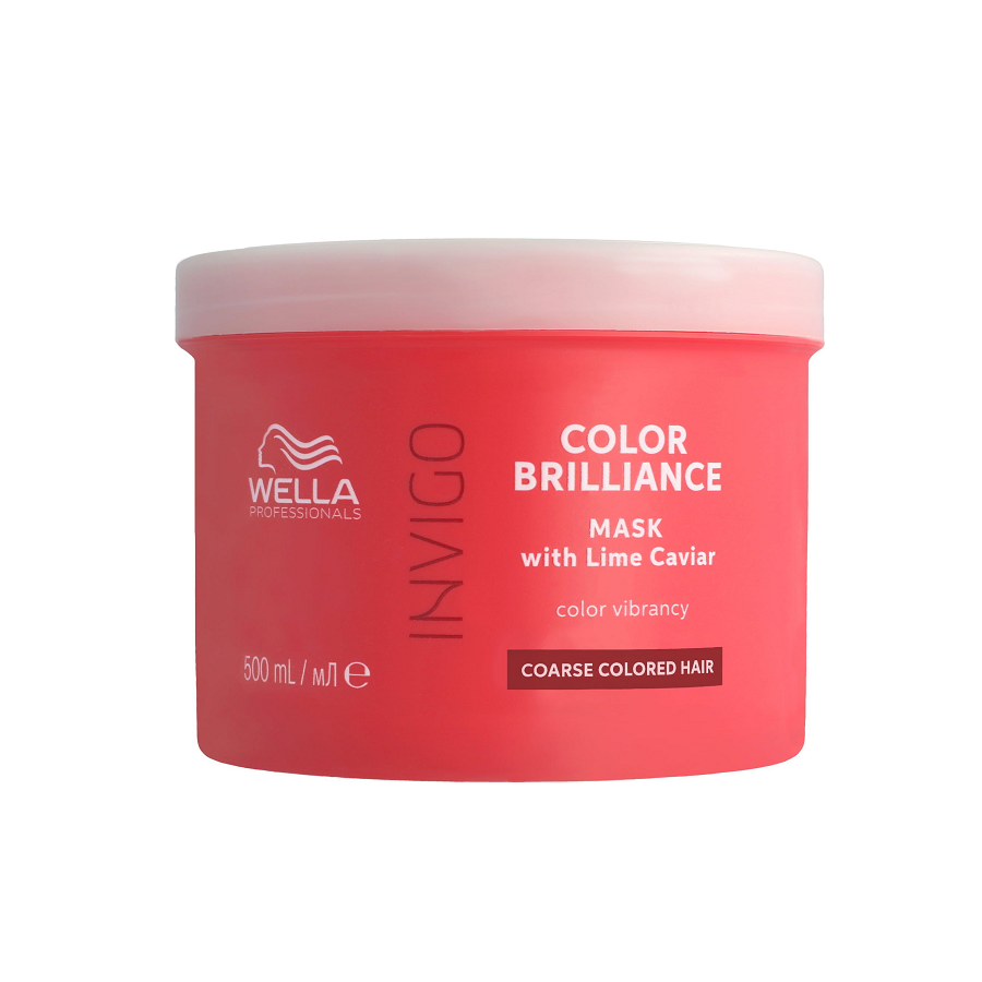 Wella Invigo Color Brilliance Mask - Маска для защиты цвета окрашенных жестких волос 500 мл