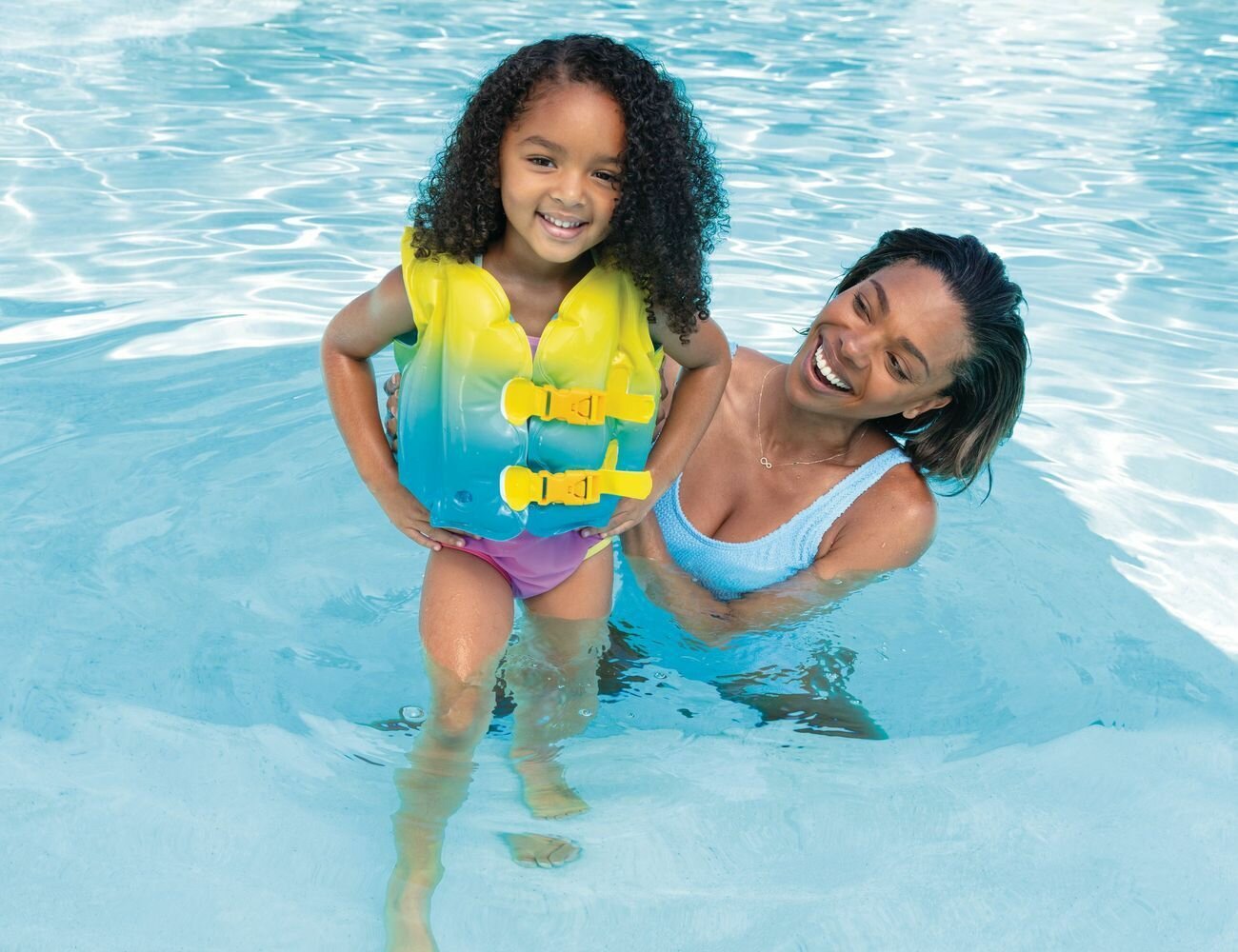 Надувной жилет для плавания Голубая лагуна, 41х30 см, от 3 до 5 лет, 59663