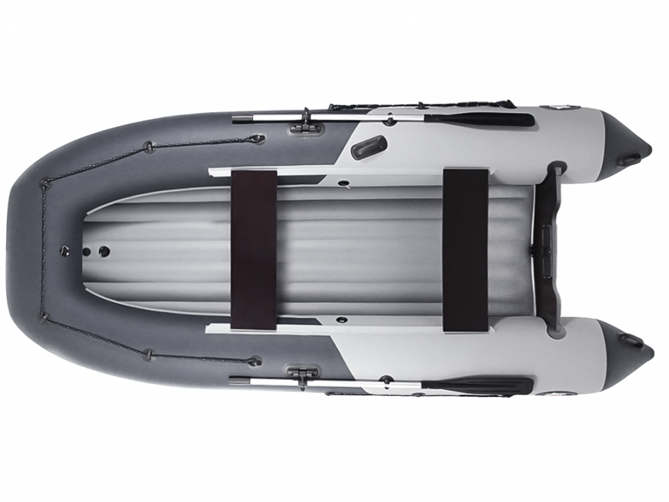Надувная лодка НДНД Grouper 350 (серо-графитовый)