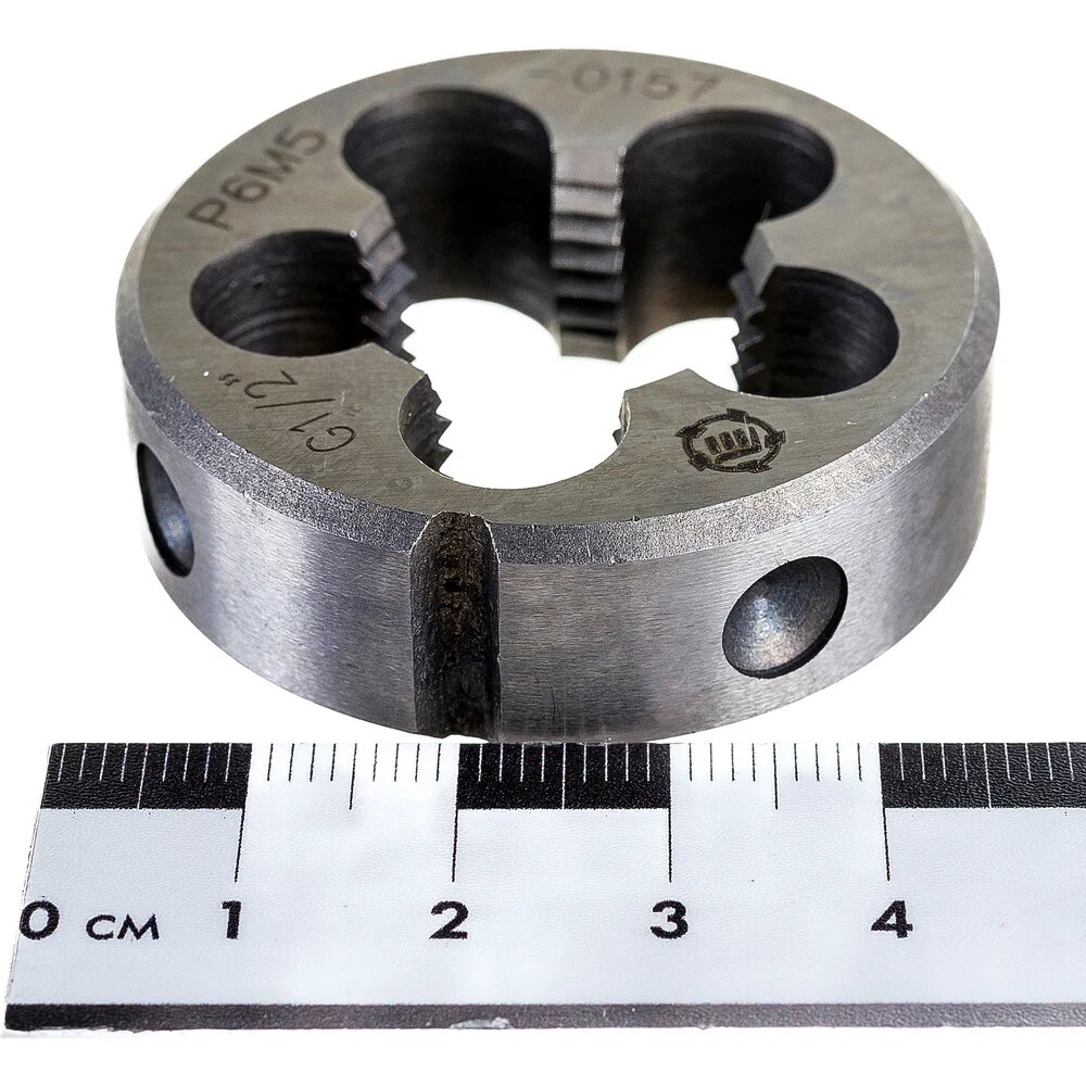 Плашка ООО "ТМТ групп" трубная цилиндрическая G 1/2" Р6М5 143398