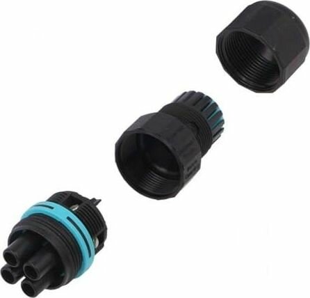 Разъем питания TECHNO THB.387. B4A зажим под винт "мама" TH387 7-12мм, 1 шт