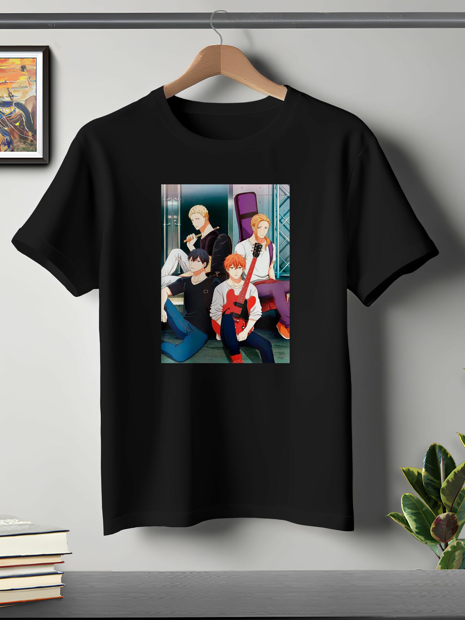 Футболка ONEQ унисекс 44-46 (S) размер с принтом Given, черная