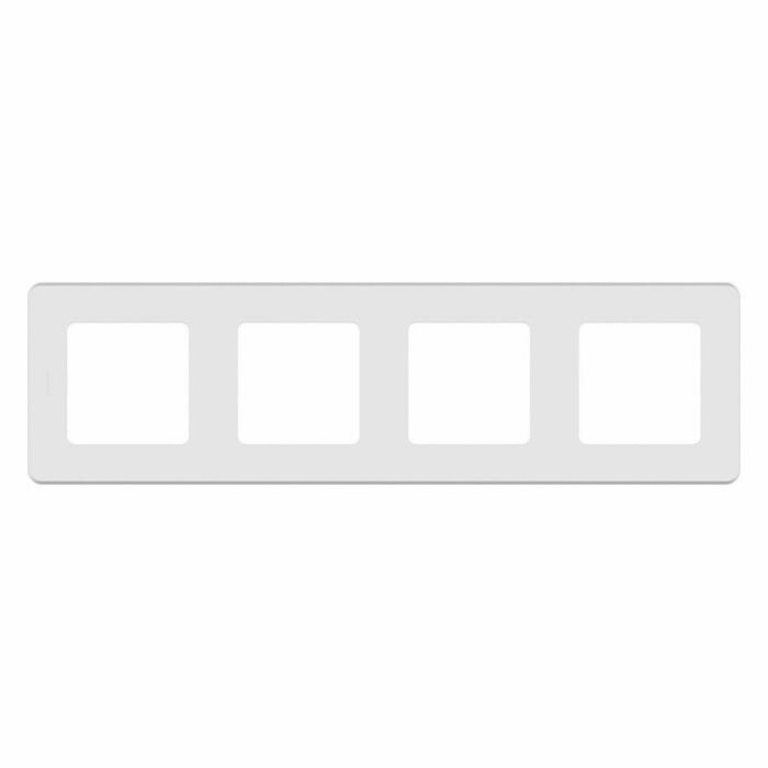 Рамка 4 поста Legrand INSPIRIA, белый, 673960