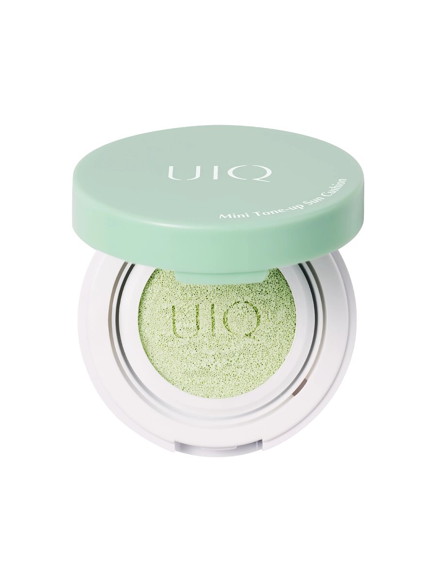 Тонирующий солнцезащитный кушон с центеллой UIQ SPF50 Biome Remedy Mini Tone-Up Sun Cushion 6 гр