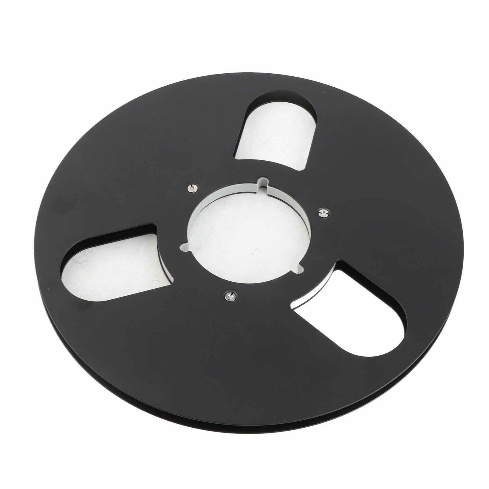 10-дюймовая пустая катушка с лентой, катушка из алюминиевого сплава 1/4 для аксессуара для магнитофона, детали машины для открытия диска, совместимые с Nab Black