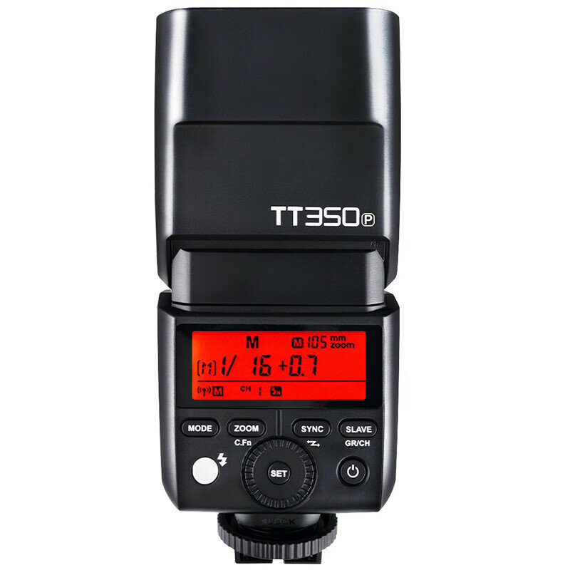 Godox TT350P Hot Shoe Light, Outdoor Flash, High-Speed TTL Hot Shoe Light