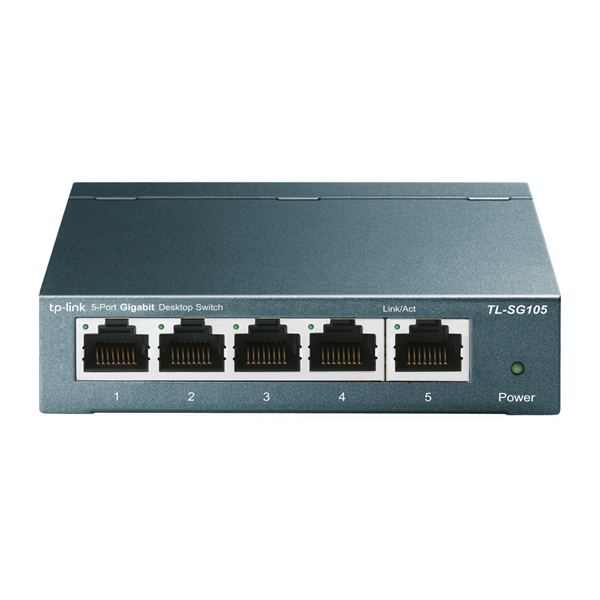 Коммутатор TP-Link TL-SG105, 5-Port Gigabit Desktop Switch