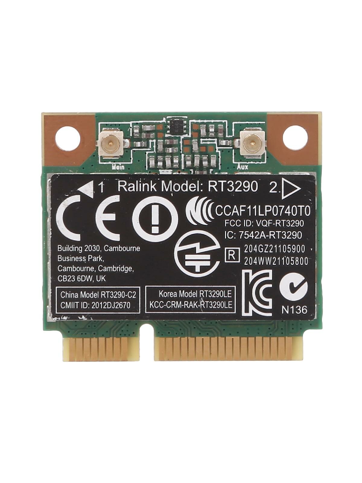 150Mbps 2.4Ghz RT3290 802.11B/G/N Wireless Wlan WIFI + Bluetooth BT 3.0 Half Mini PCI-E Card for HP CQ58 M4 M6 4445S DV4