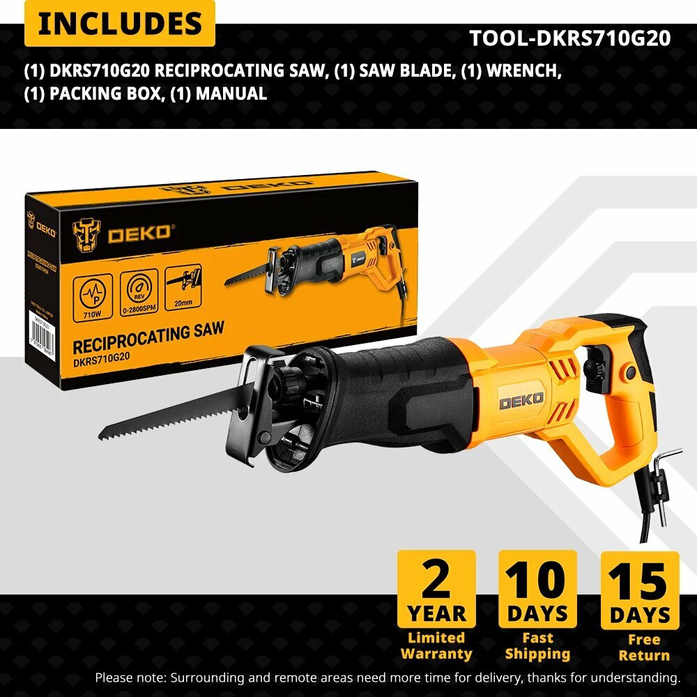 Электропила DEKO DKRS710G20