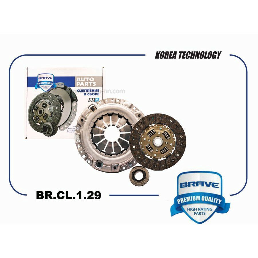 BRAVE BRCL129 Сцепление в сборе [корзина+диск+выжимной] Mazda 3 1.4/1.6 03
