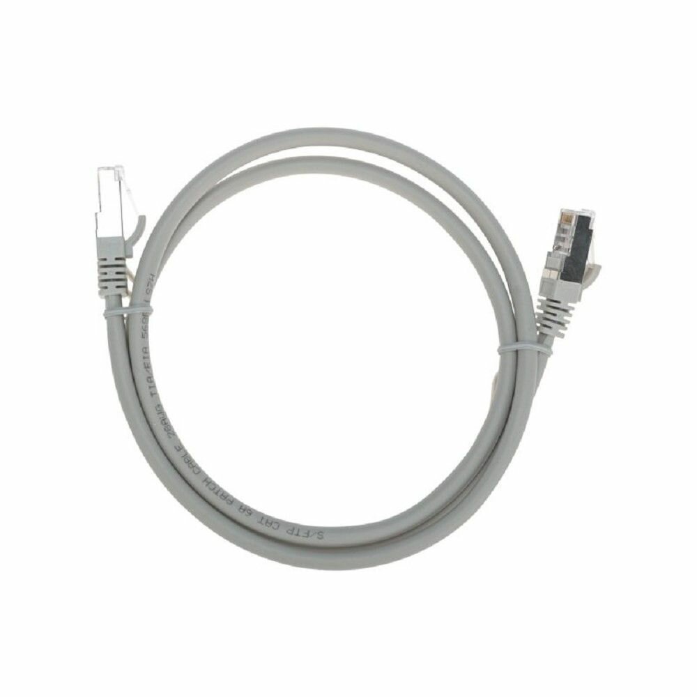 Rexant Патч - корды сетевые, телефонные 02 - 0390 - 1 Патч - корд S FTP, CAT 6A 10G , RJ45 - RJ45, 28AWG, LSZH, серый, 1м