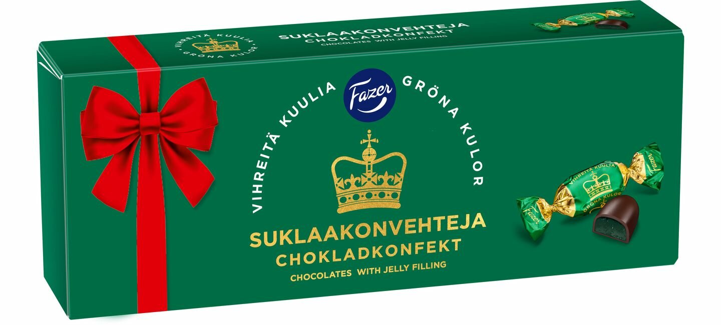 Конфеты Fazer Jelly filling из темного шоколада с мармеладом, 295 г (Финляндия)