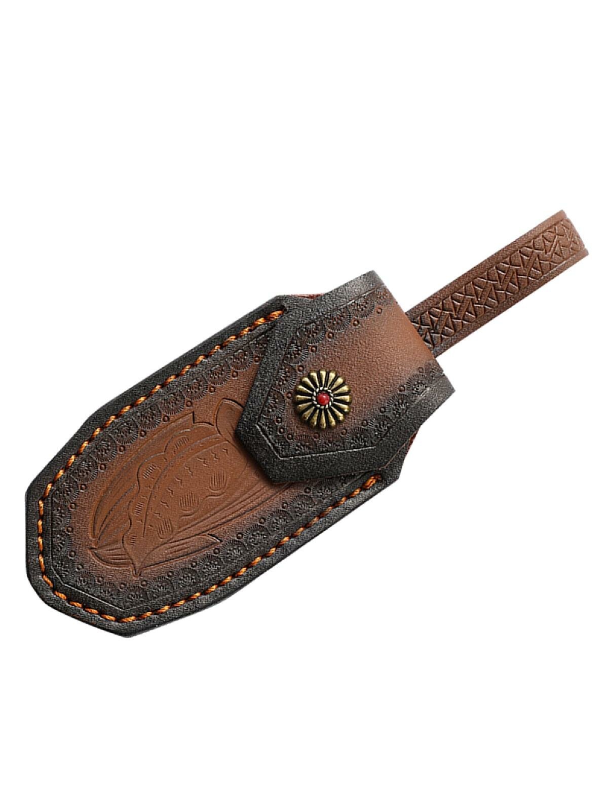 Складной чехол для хранения ножей Кожаные кобуры Поясные складные чехлы для ножей Поясные складные кобуры для ножей Подарок для коллекционера